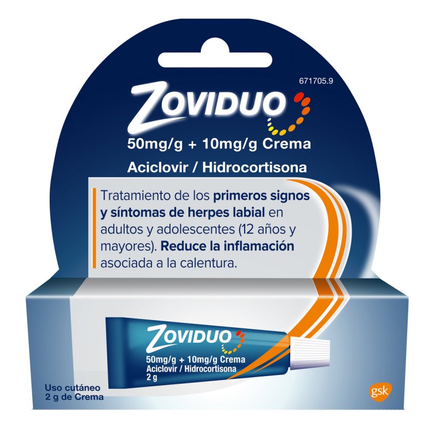 Zoviduo 50/10 Mg/G tubo 2 G.CN671705 | FARMACIA MOLTÓ-CRESPO C.B.